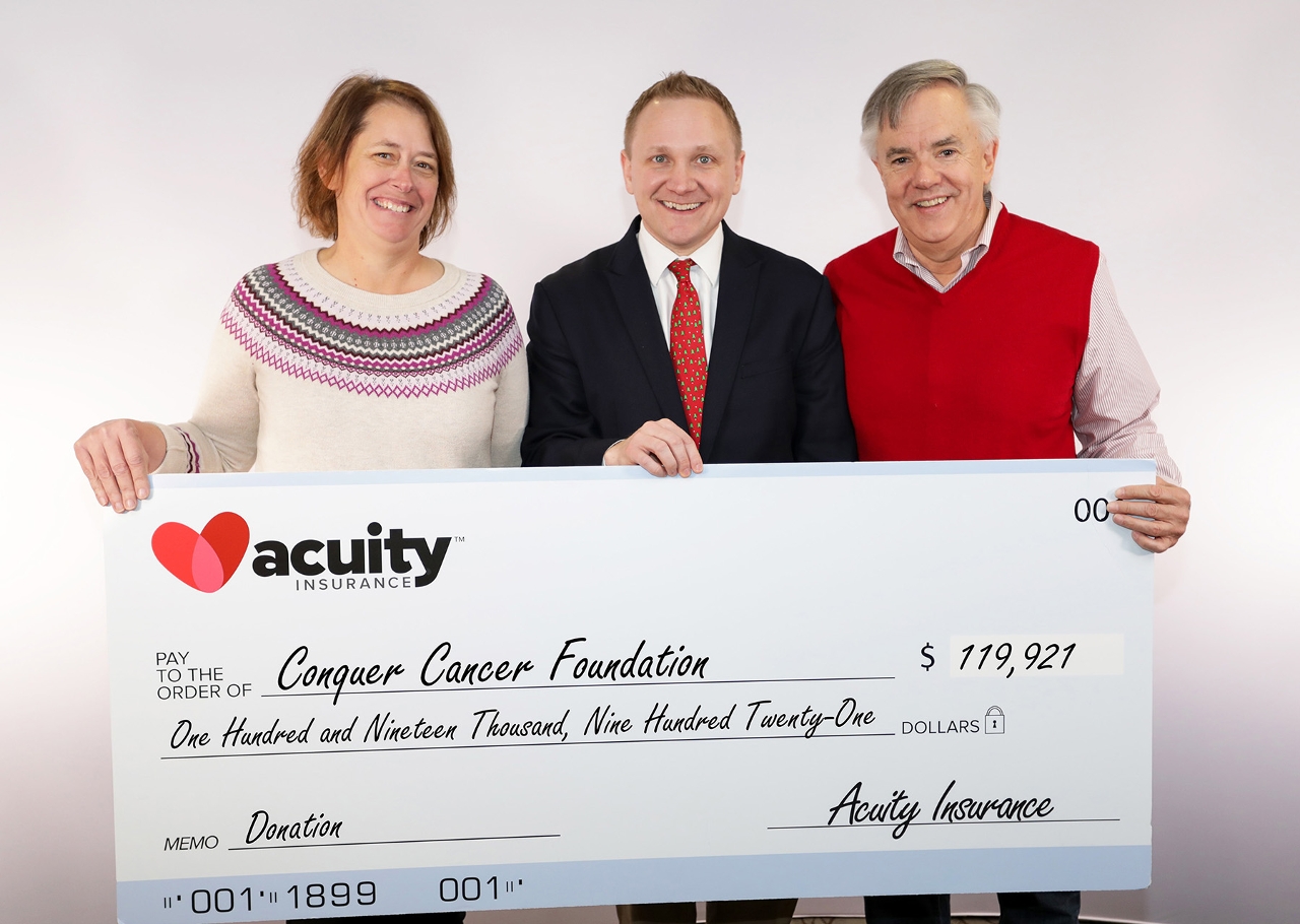 Acuity Employees Distribute $500,000 in Support to Charitable Organizations